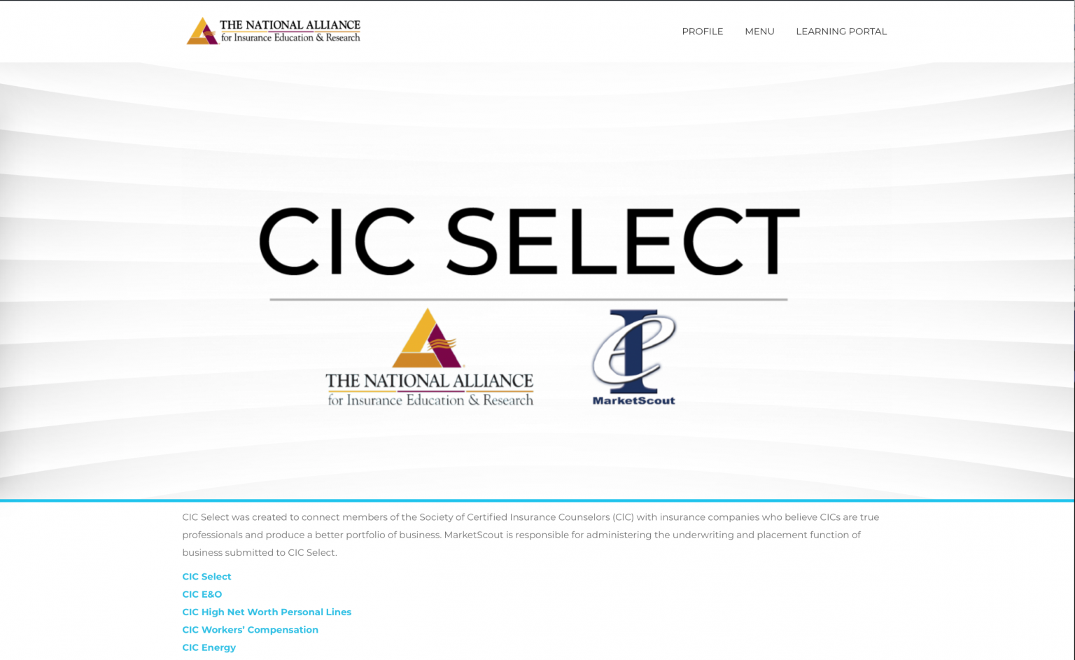 CIC Select - Risk & Insurance Education Alliance