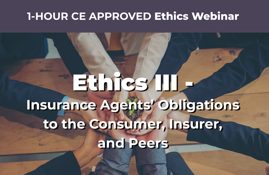 Ethics 3 - Risk & Insurance Education Alliance