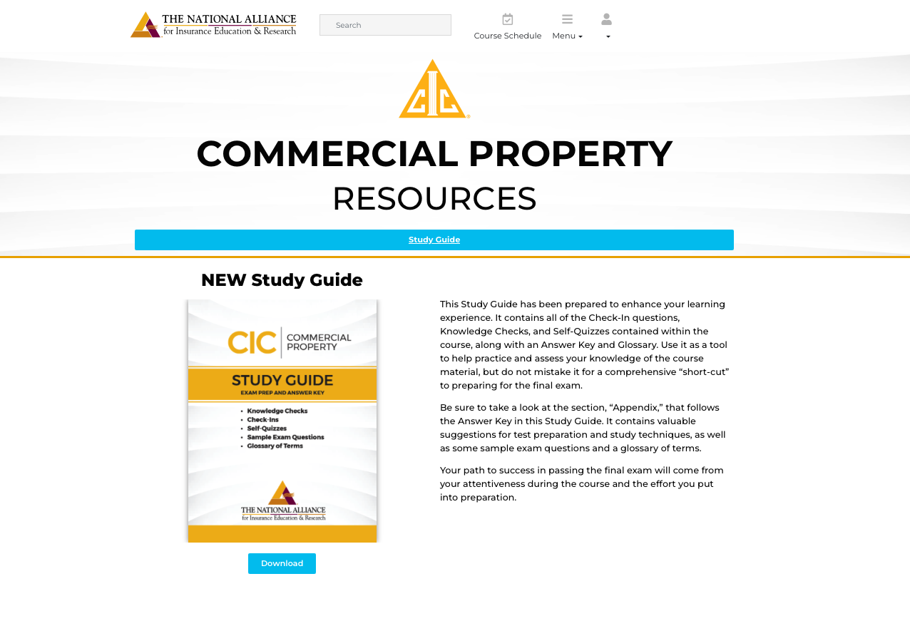 CIC Commercial Property Resources