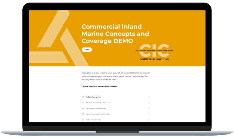 CIC Commercial Multiline | Self-Paced Overview